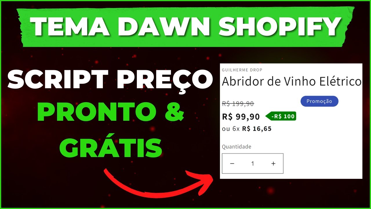 Melhorar Preço do Tema Dawn Script de Alta Conversão – Team Drop